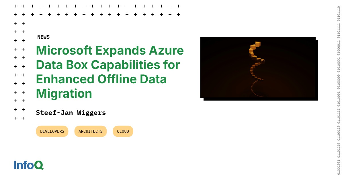 Microsoft Expands Azure Data Box Capabilities for Enhanced Offline Data Migration - InfoQ