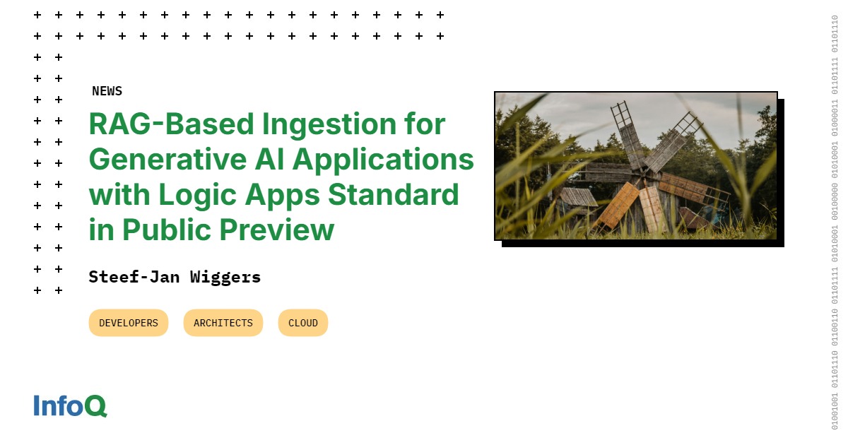 RAG-Based Ingestion for Generative AI Applications with Logic Apps Standard in Public Preview ...