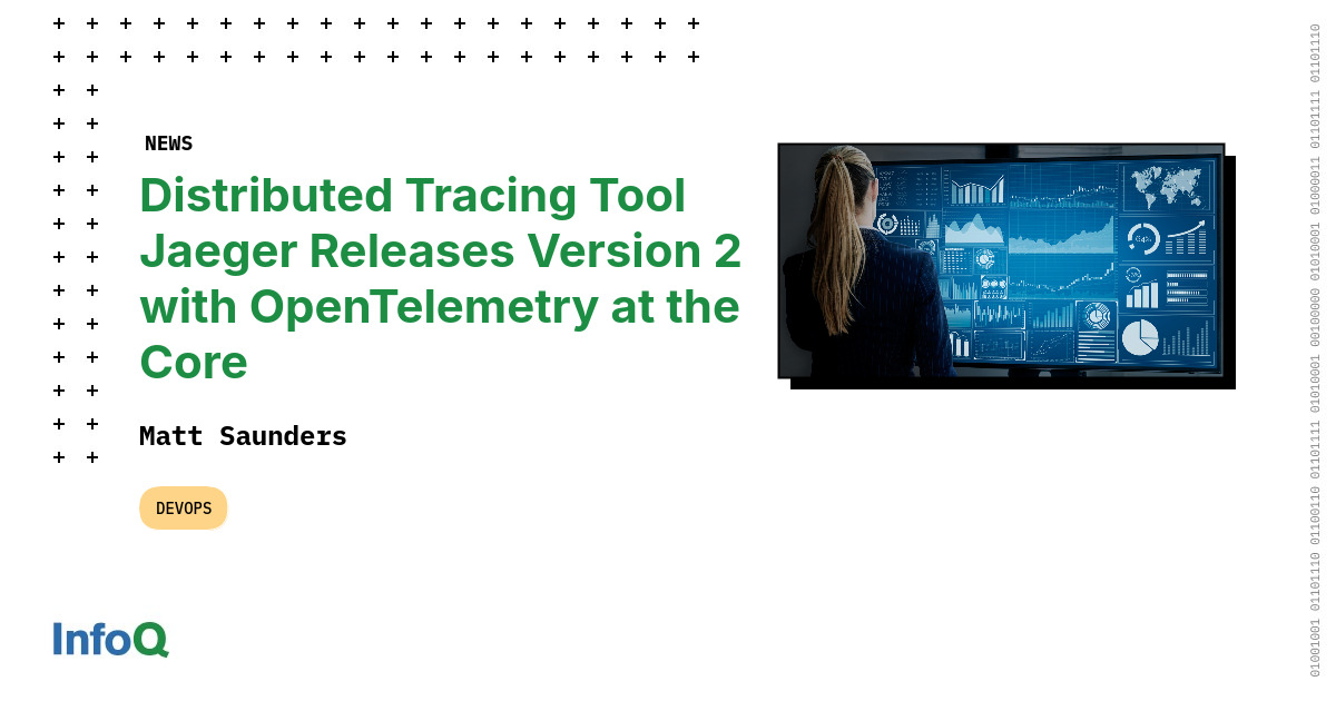 Distributed Tracing Tool Jaeger Releases Version 2 with OpenTelemetry at the Core - InfoQ