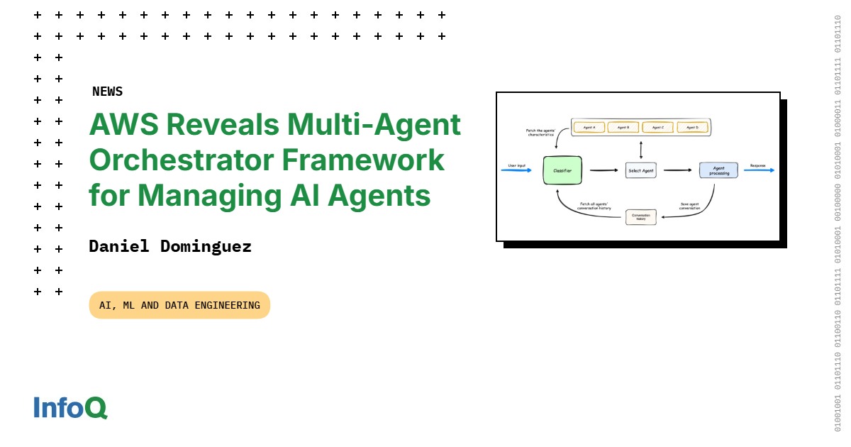 AWS Reveals Multi-Agent Orchestrator Framework for Managing AI Agents - InfoQ
