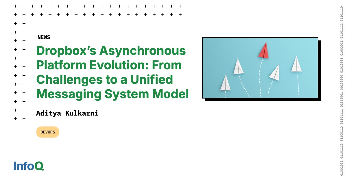 Dropbox’s Asynchronous Platform Evolution: from Challenges to a Unified Messaging System Model ...