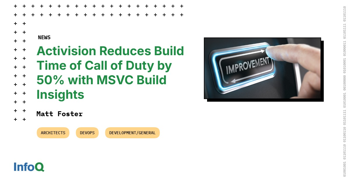 Activision Reduces Build Time of Call of Duty by 50% with MSVC Build ...