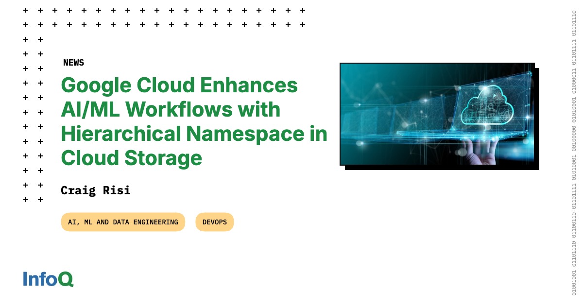 Google Cloud Enhances AI/ML Workflows with Hierarchical Namespace in Cloud Storage - InfoQ