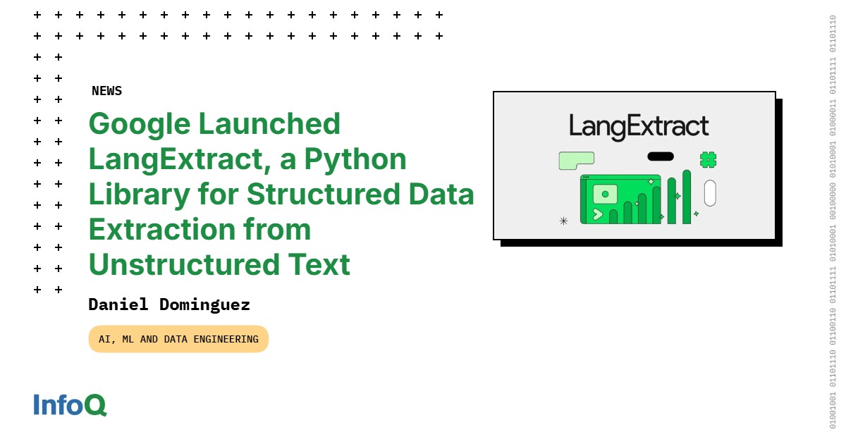 Google Launched LangExtract, a Python Library for Structured Data Extraction from Unstructured ...