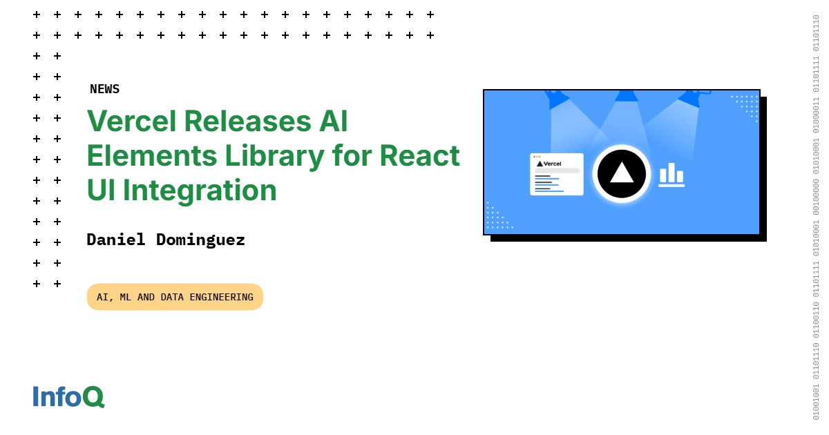 Vercel Releases AI Elements Library for React UI Integration - InfoQ