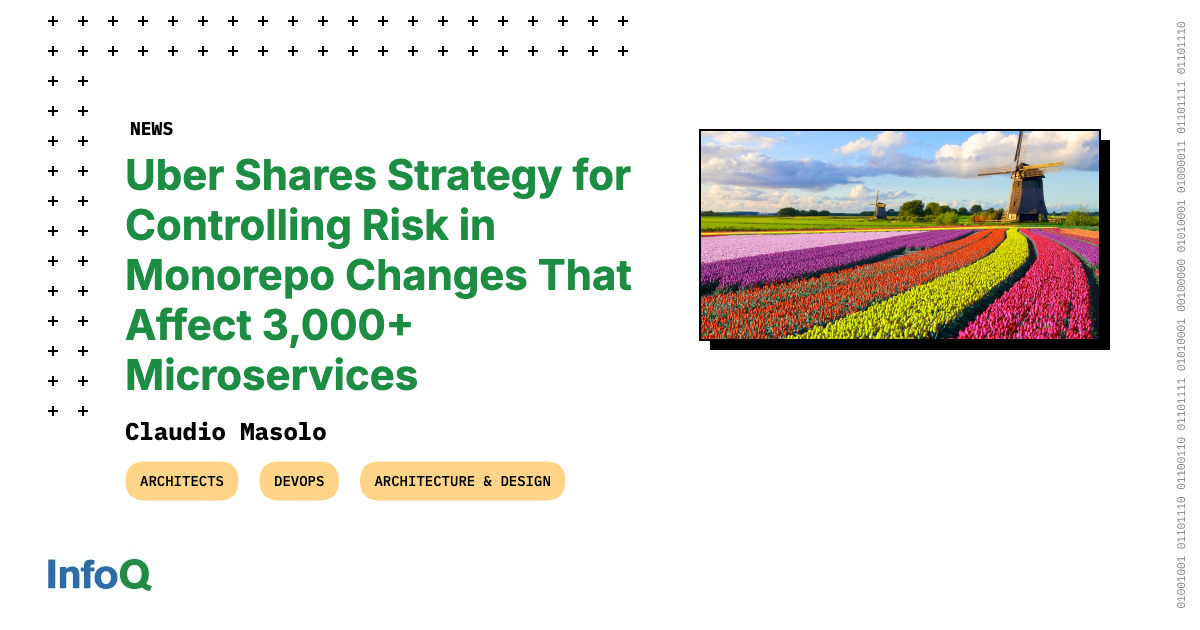 Uber Shares Strategy for Controlling Risk in Monorepo Changes That Affect 3,000+ Microservices ...