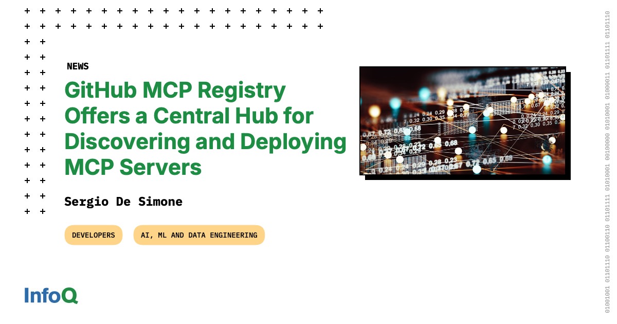 GitHub MCP Registry Offers a Central Hub for Discovering and Deploying ...