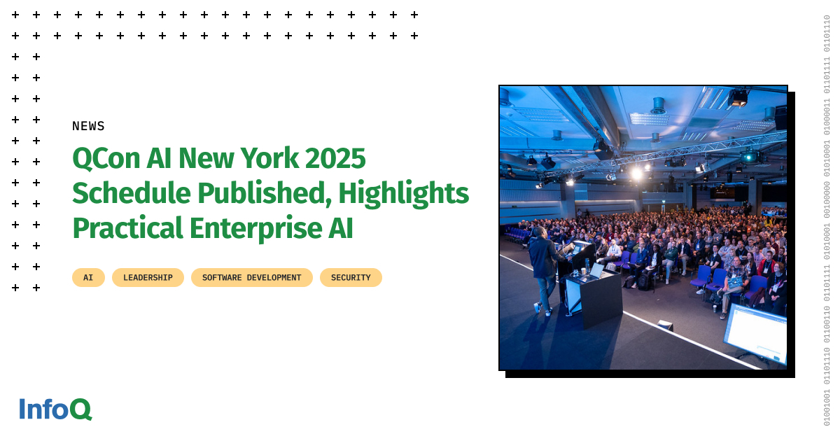 QCon AI New York 2025 Schedule Published, Highlights Practical ...