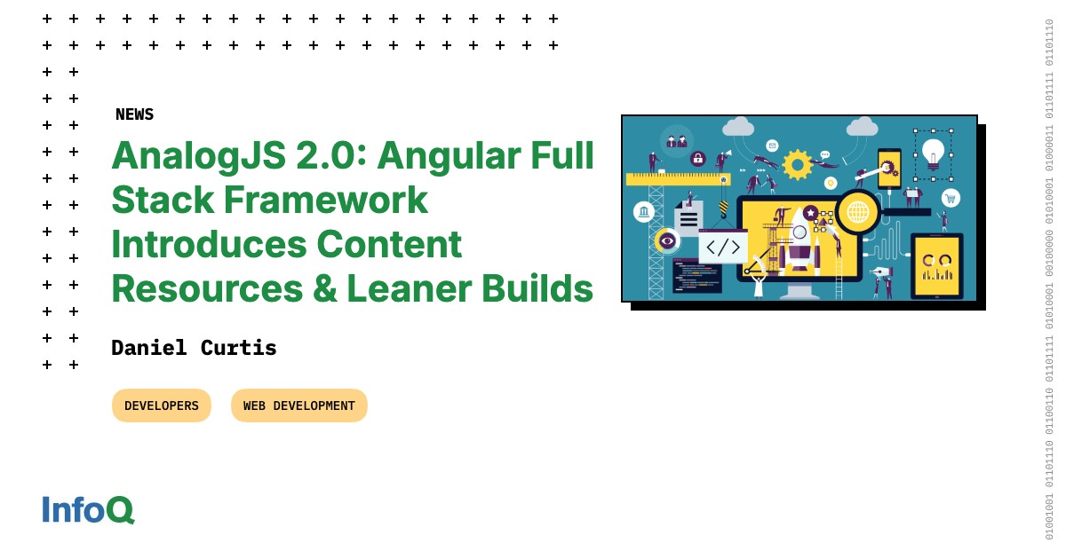 AnalogJS 2.0: Angular Full Stack Framework Introduces Content Resources & Leaner Builds - InfoQ