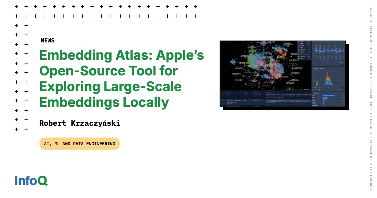 Embedding Atlas: Apple’s Open-Source Tool for Exploring Large-Scale Embeddings Locally - InfoQ