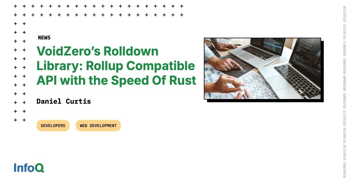 VoidZero’s Rolldown Library: Rollup Compatible API with the Speed of Rust - InfoQ