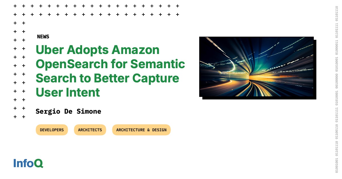 Uber Adopts Amazon OpenSearch for Semantic Search to Better Capture User Intent - InfoQ