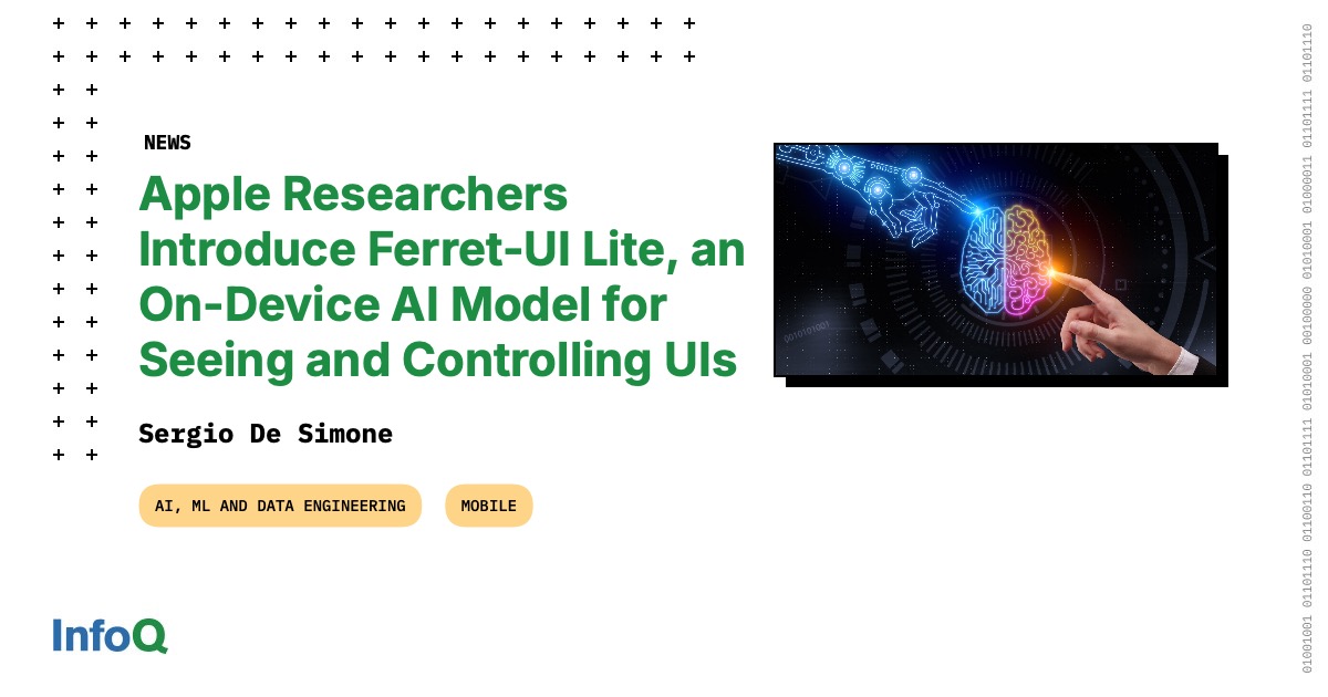 Apple Researchers Introduce Ferret-UI Lite, an On-Device AI Model for ...