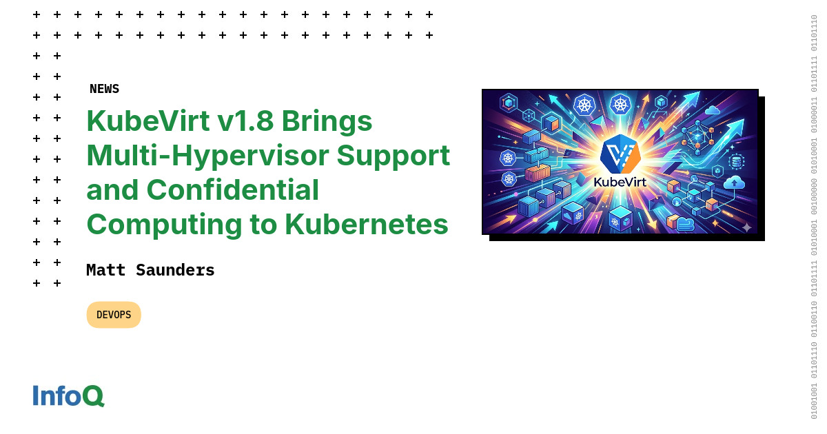 KubeVirt v1.8 Brings Multi-Hypervisor Support and Confidential ...