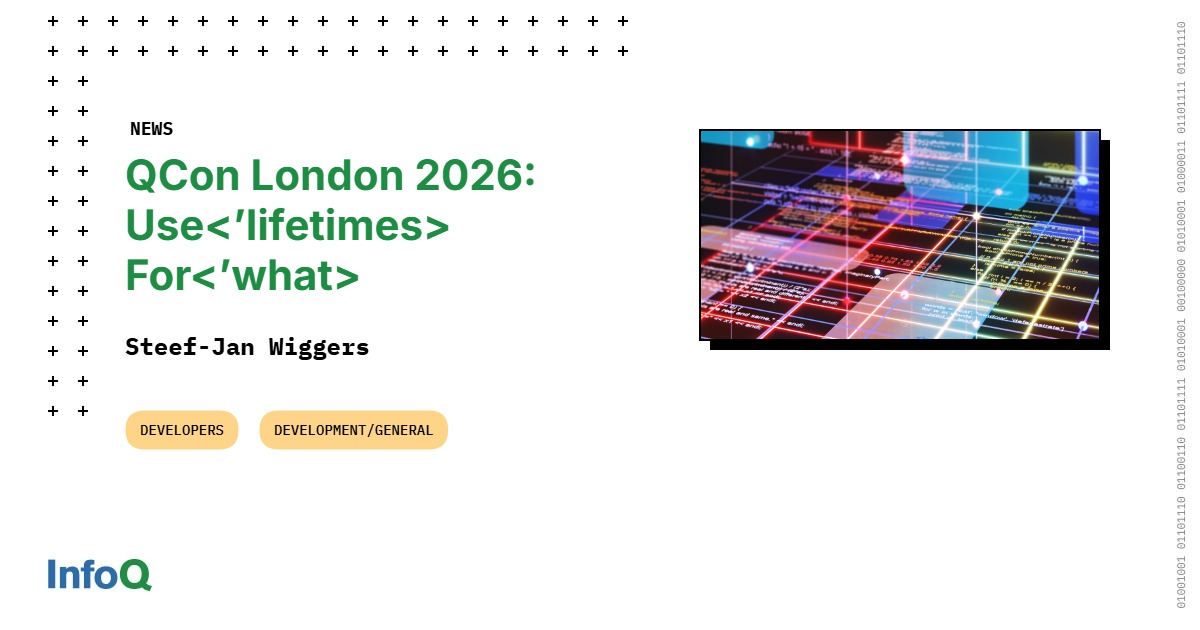 QCon London 2026: Use For - InfoQ