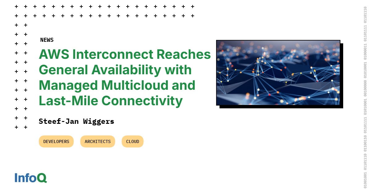 AWS Interconnect Reaches General Availability with Managed Multicloud ...