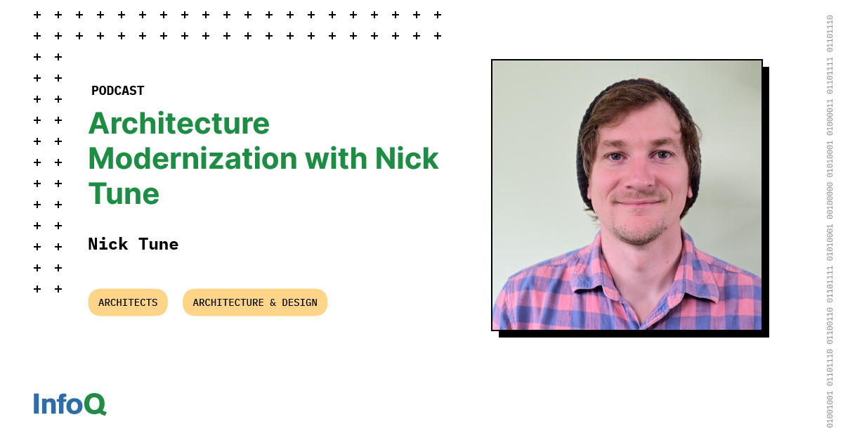 Architecture Modernization With Nick Tune Infoq