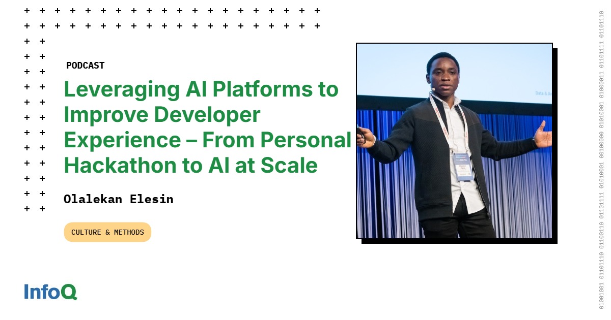 Leveraging AI Platforms to Improve Developer Experience – From Personal Hackathon to AI at Scale ...