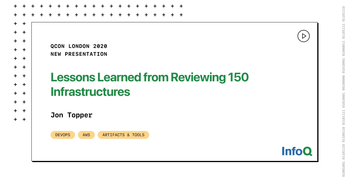 Lessons Learned from Reviewing 150 Infrastructures - InfoQ