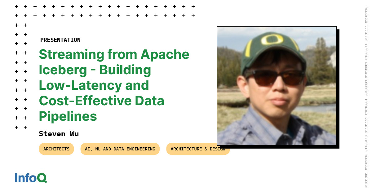 Streaming From Apache Iceberg Building Low Latency And Cost Effective Data Pipelines Infoq 