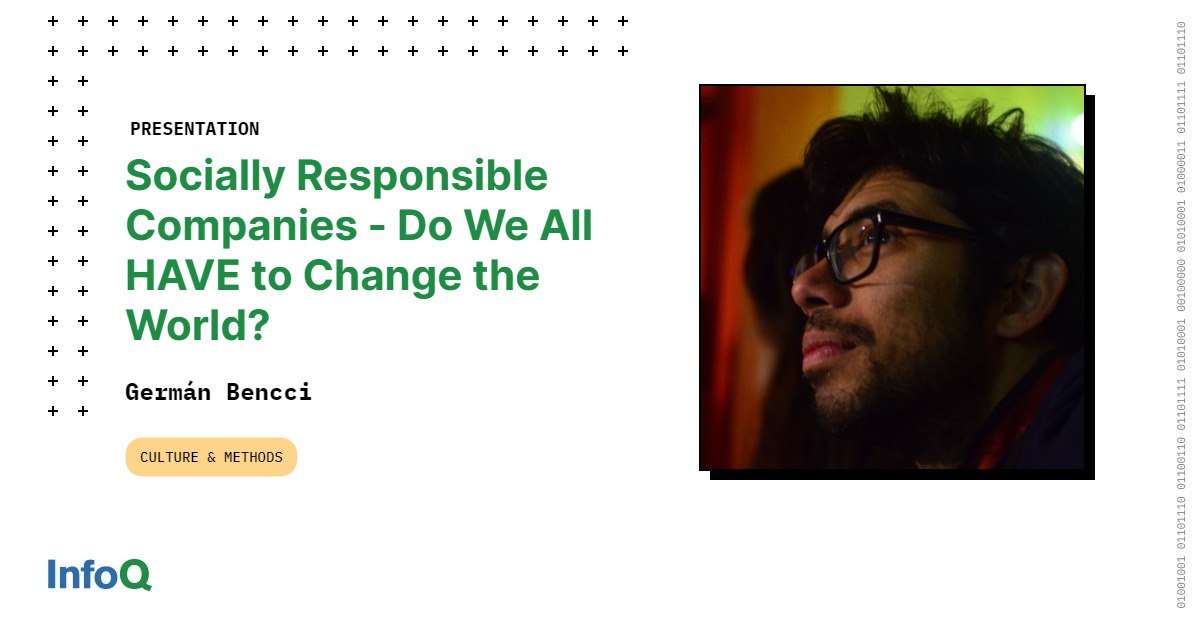 Socially Responsible Companies - Do We All HAVE to Change the World ...