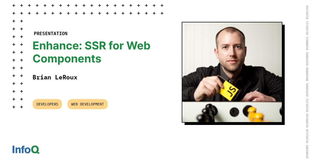 Enhance: SSR for Web Components - InfoQ