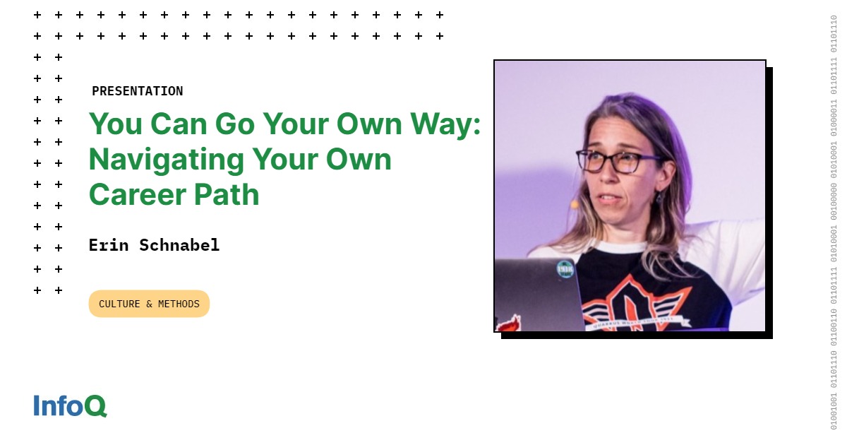 You Can Go Your Own Way Navigating Your Own Career Path Infoq 5656