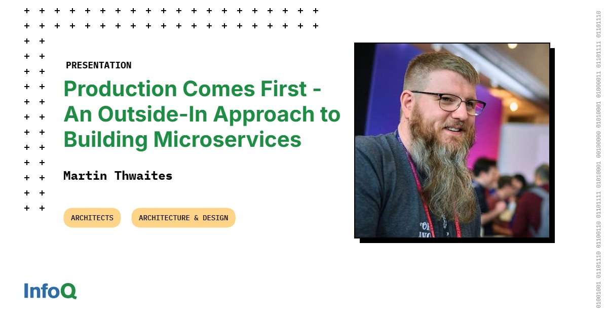 Production Comes First - an Outside-In Approach to Building Microservices - InfoQ
