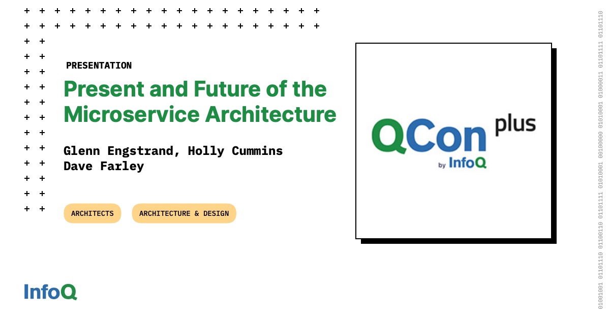 Present And Future Of The Microservice Architecture Infoq