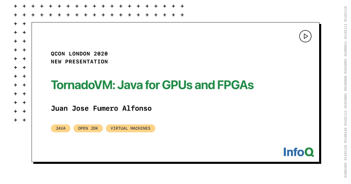 Tornadovm Java For Gpus And Fpgas Infoq